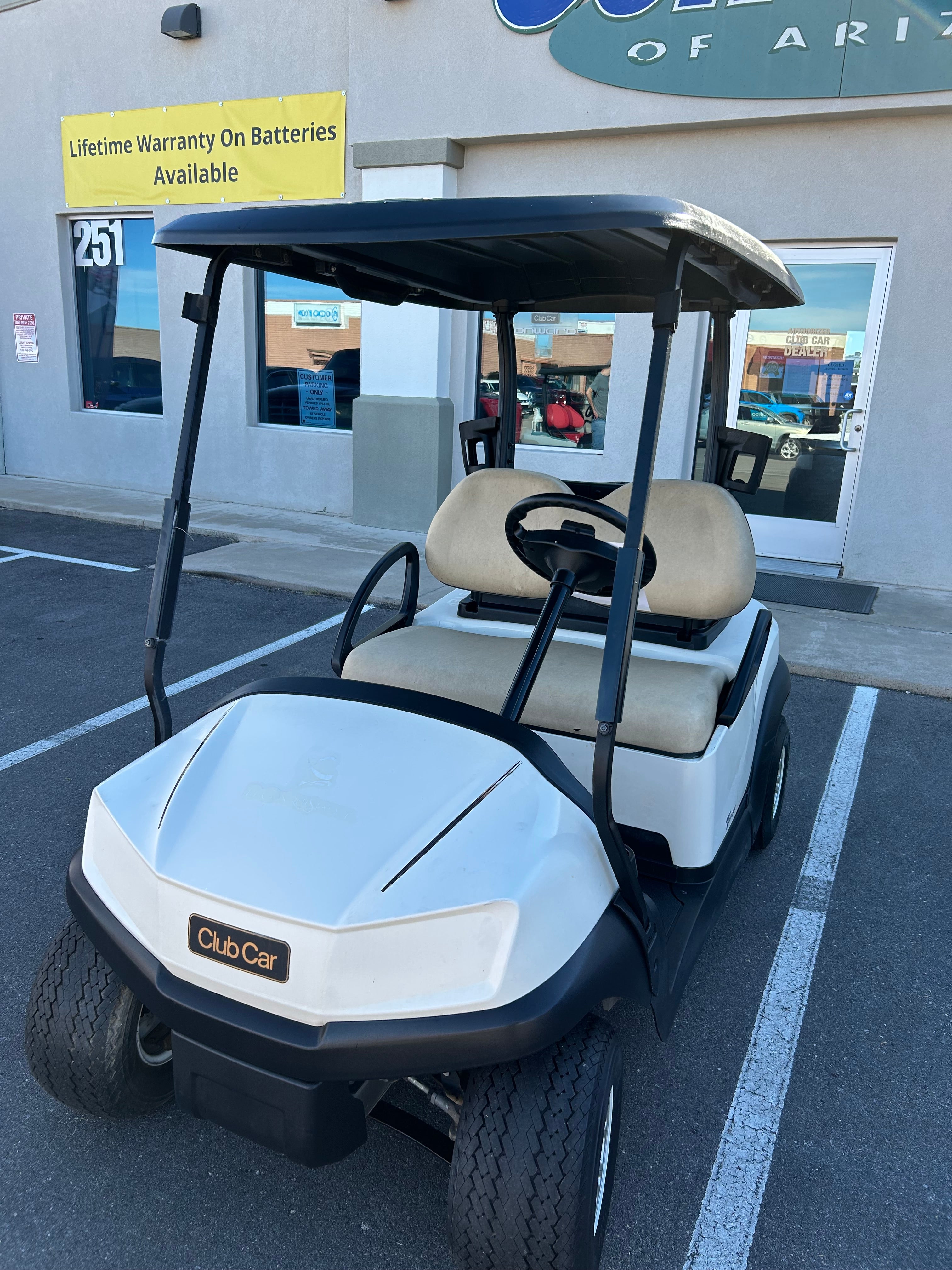 2019 Club Car Tempo Used Golf Cart Beige 2-Passenger | Golf Cars of Arizona